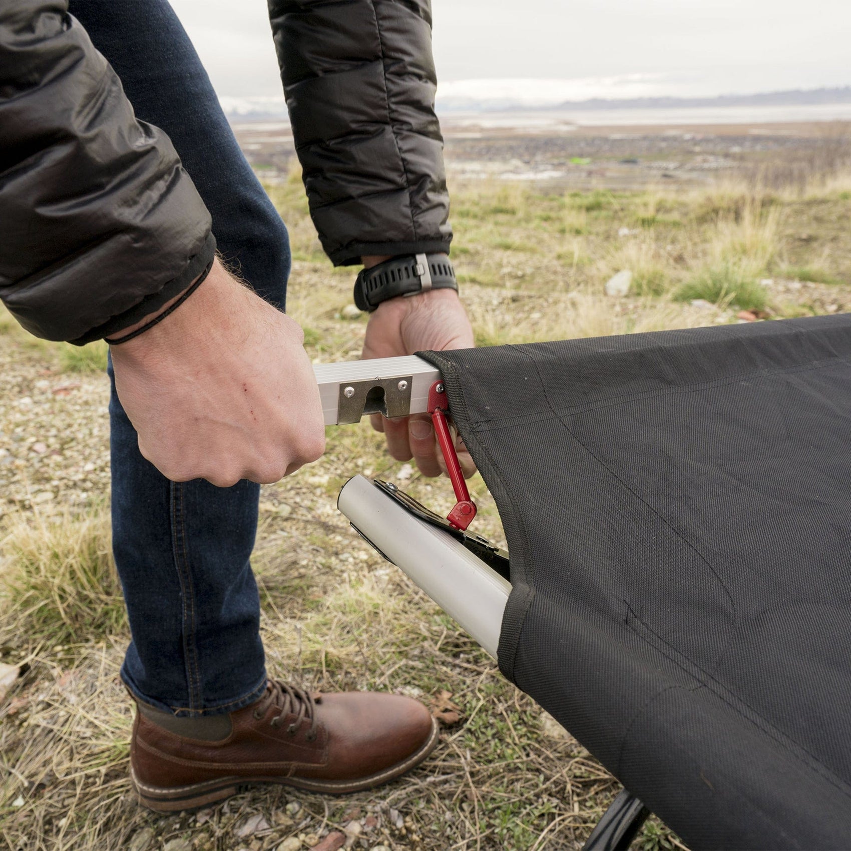 Teton Outfitter XXL Camp Cot with Pivot Arm